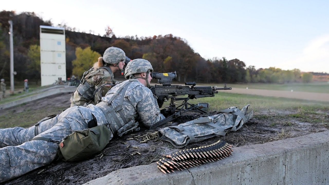 Army Reserve MP Gunnery Range - YouTube