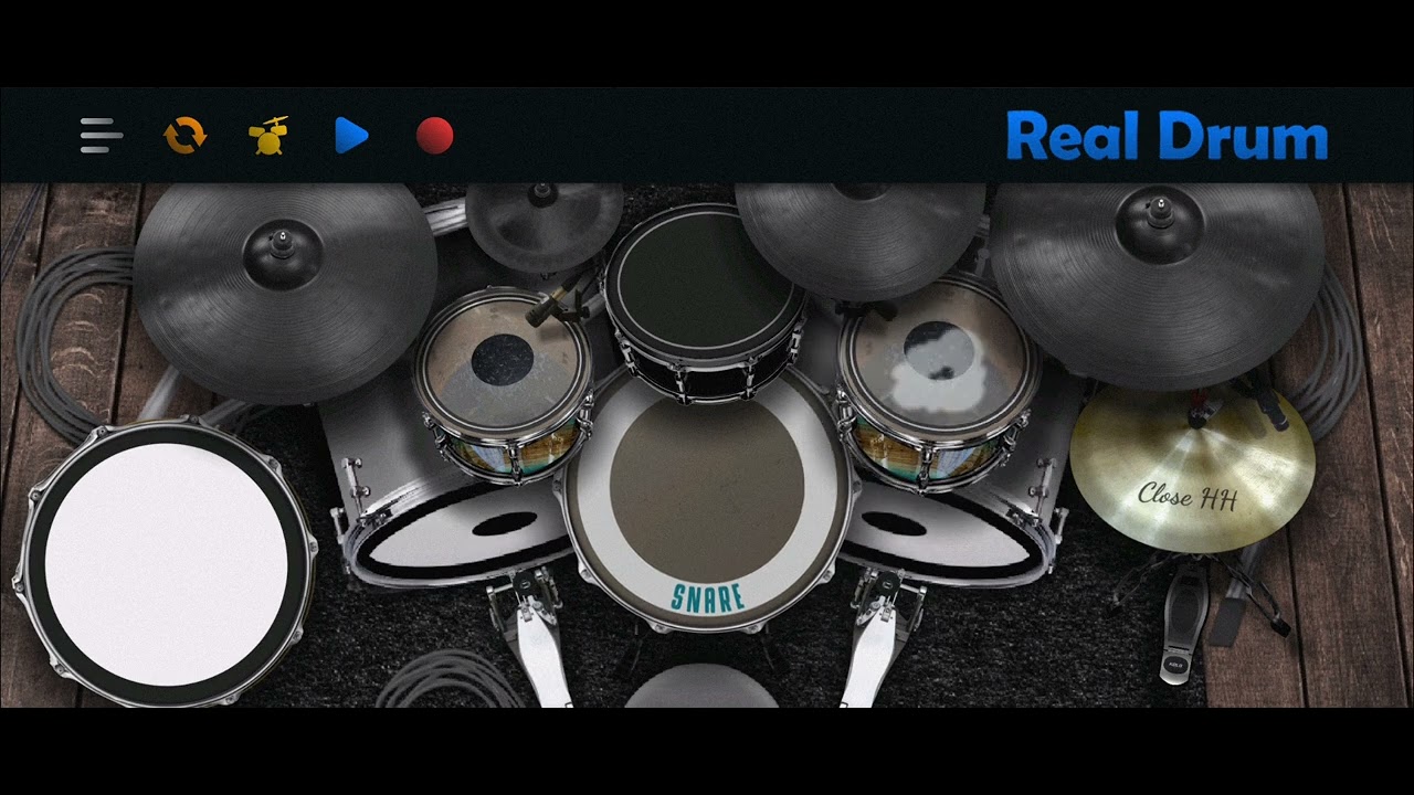 New effects on real drum mobile app drumming kit cover by Kapil ...