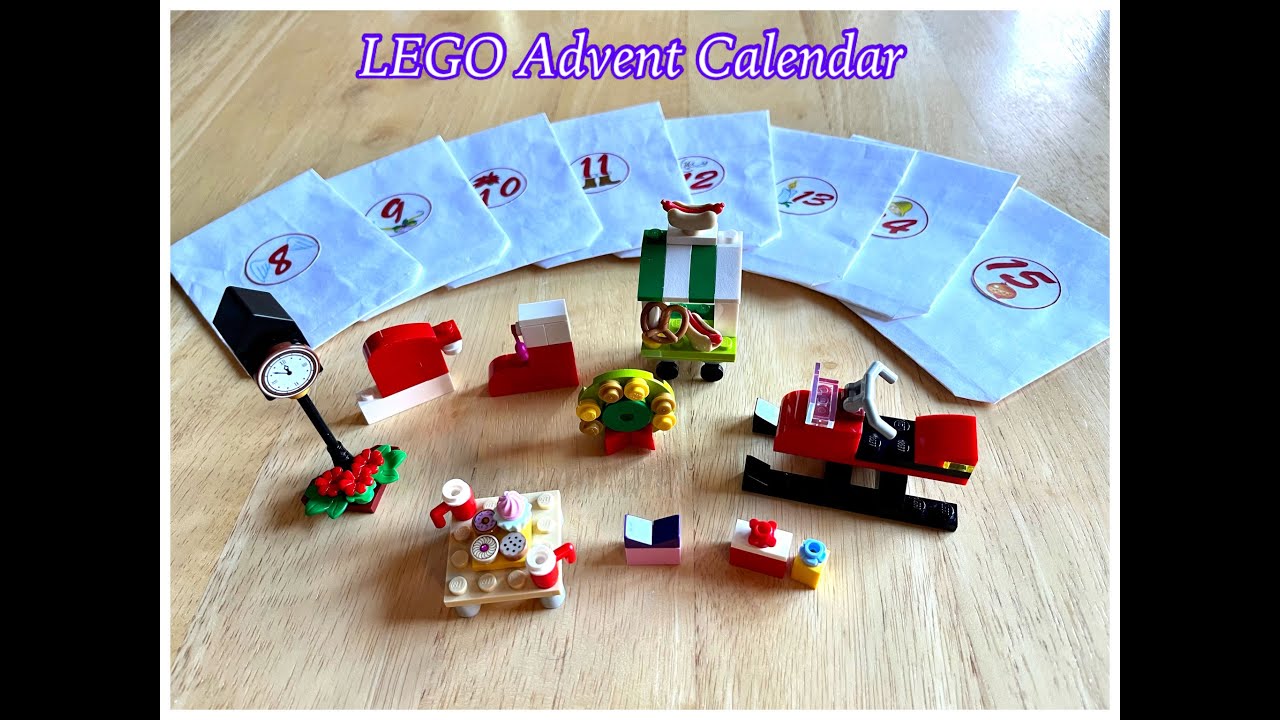 LEGO Christmas Advent Calendar MOC Day 8~15 樂高降臨曆 - YouTube