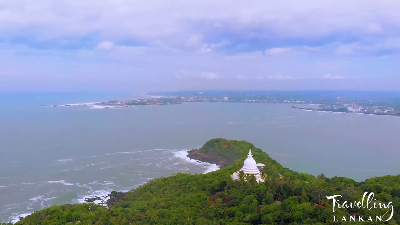 Drone footage of Rumassala Galle in Sri Lanka by Travelling Lankan ...