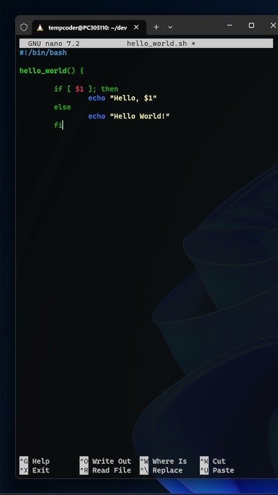 Basic Bash Function With Arguments Parameters Beginner Tutorial Bash Bashscripting Shorts