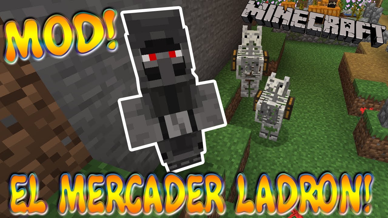 EL MERCADER LADRÓN! Minecraft 1.16.5 MOD EVIL WANDERING TRADER! - YouTube