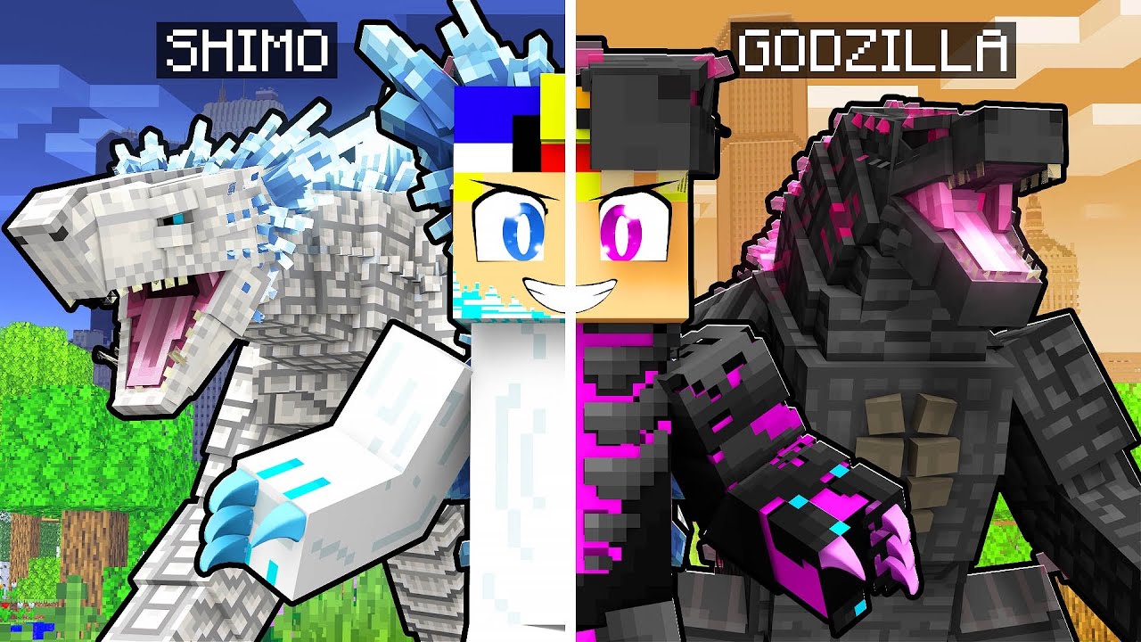 Minecraft... MAS sou Metade SHIMO e Metade GODZILLA! - YouTube