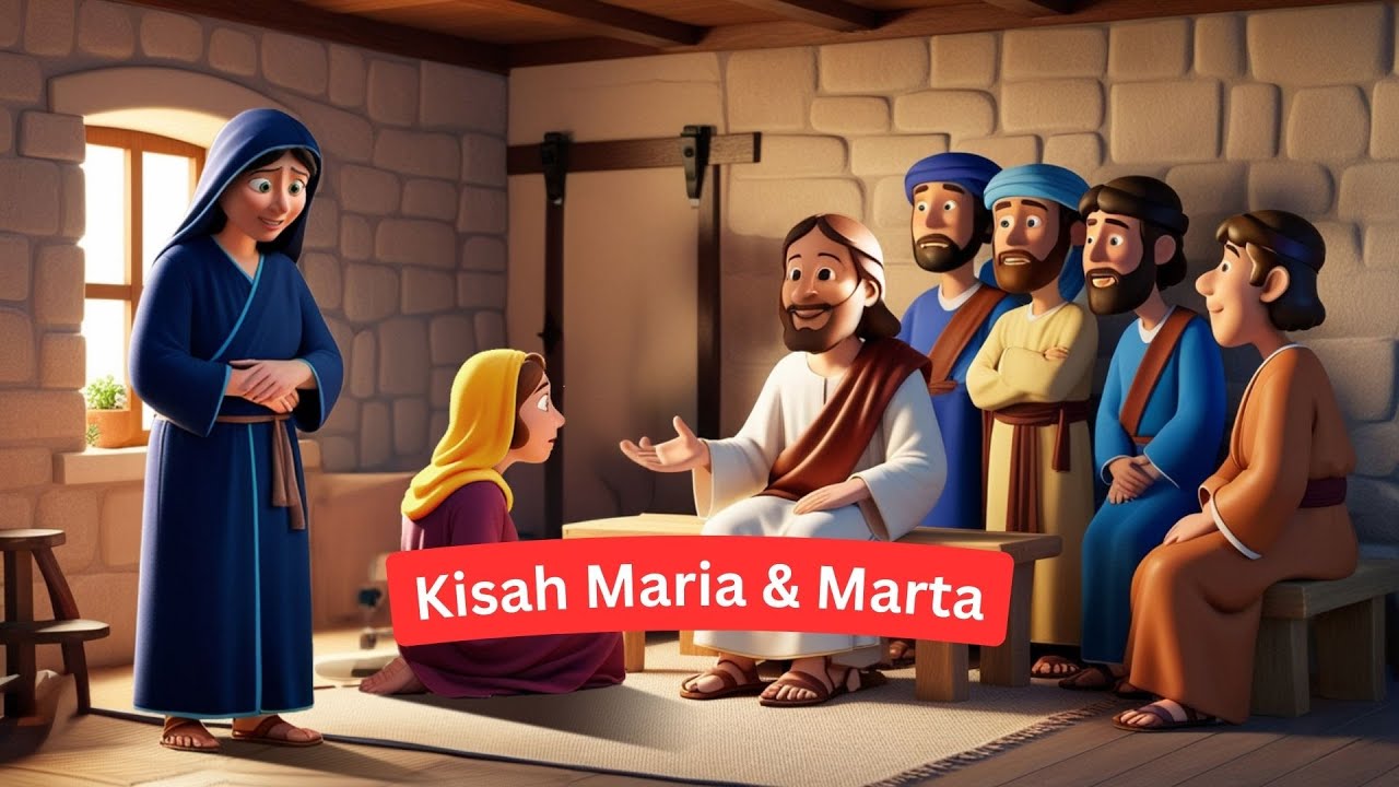 Kisah Maria & Marta | Cerita Alkitab | Bible Story - YouTube