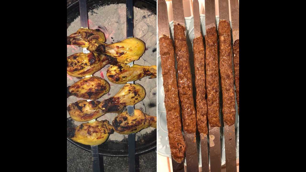 🍗Pollo Kabab/ Kabab Koobideh. Iranian BBQ. ESPAÑOL. - YouTube