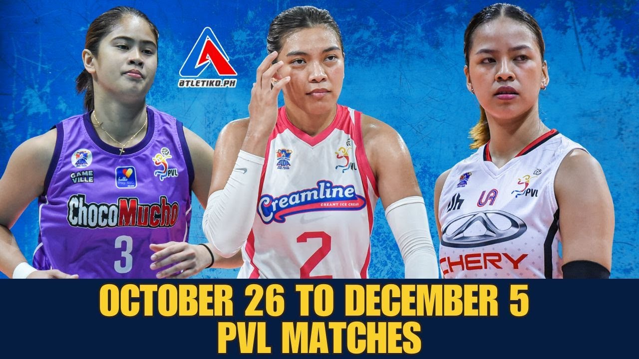 2023 PVL All-Filipino Conference Schedule: October 26 to December 5 ...