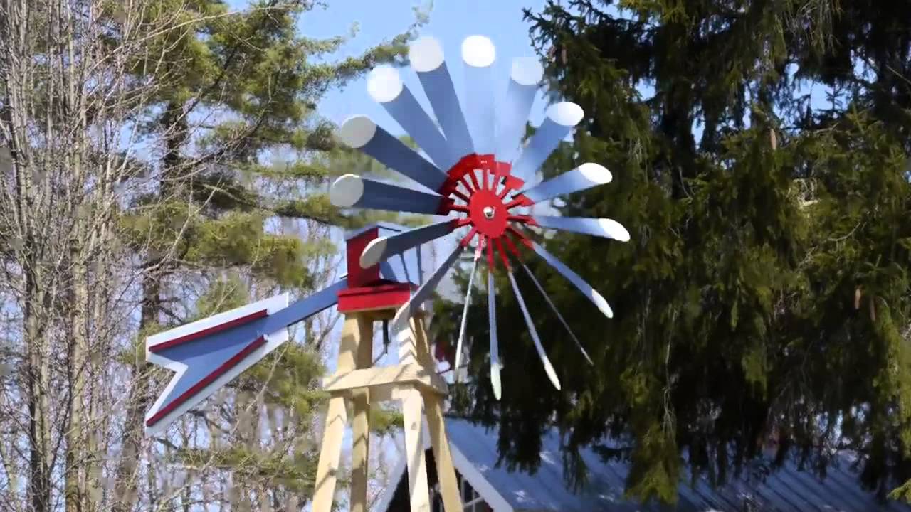 Windmill Turns Like Crazy! - YouTube