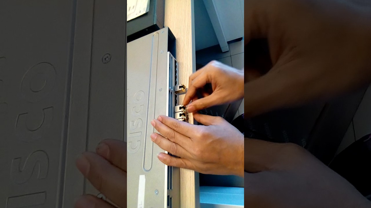 Cisco Copper Module setup in the Cisco Core Switch or Router - YouTube