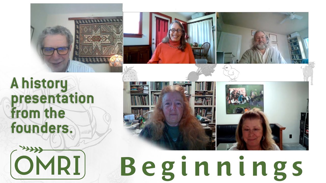 OMRI's Founding Members Tell of Organization's History - YouTube