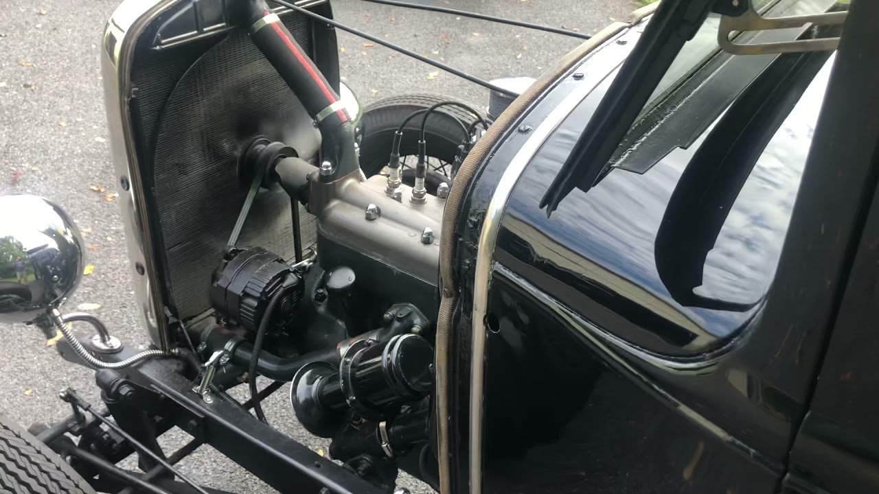 1930 Ford Model A Coupe Ahooga Horn - YouTube