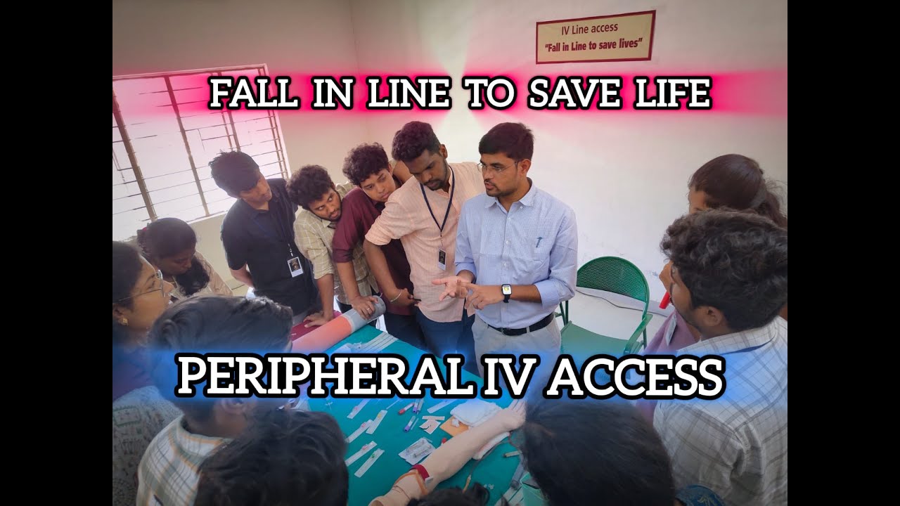 PERIPHERAL IV LINE ACCESS | WORKSHOP - YouTube