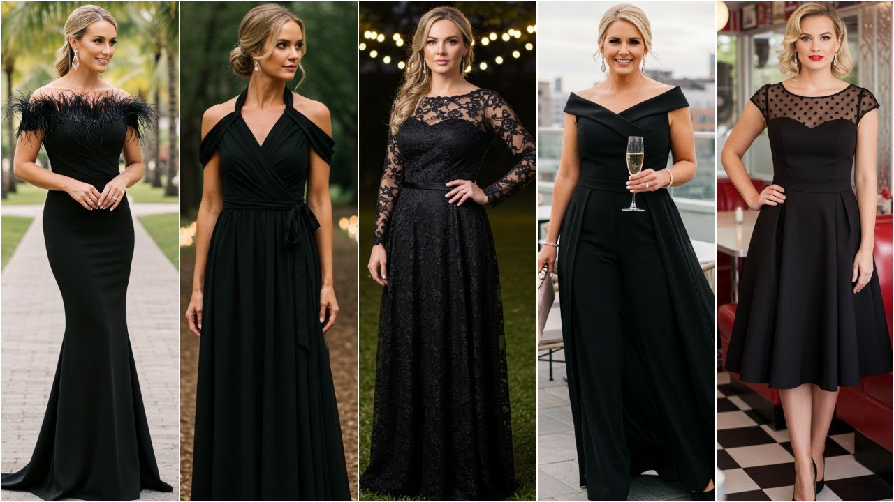 100+ Glamorous Black Mother of the Bride Dresses: From Classic to ...