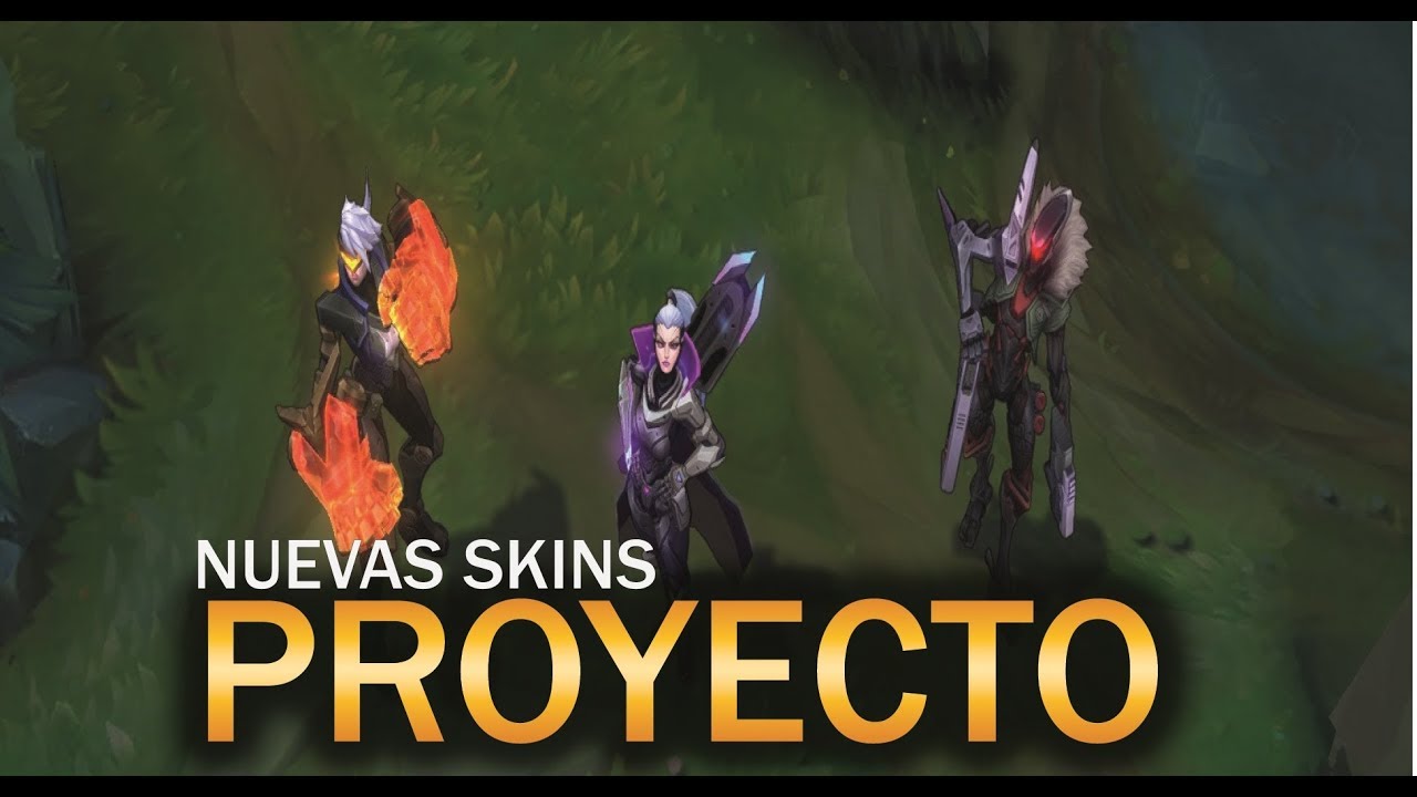 Nuevas Skins PROYECTO : VI - JHIN - VAYNE | Noticias LOL - YouTube