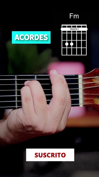 Aprende a tocar los 7 ACORDES MENORES en GUITARRA Acústica en MENOS de 1 minuto - YouTube