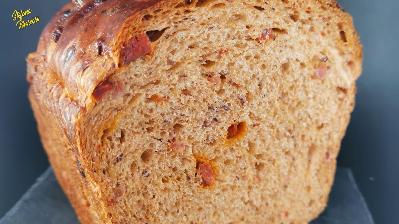 The Easiest Chorizo Stuffed Bread | Chorizo & Olive Bread Recipe - YouTube