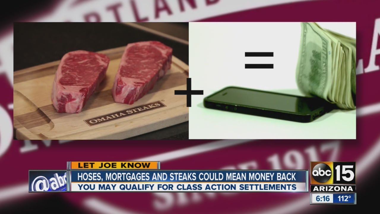 Hoses, mortgages, steaks could mean money back - YouTube