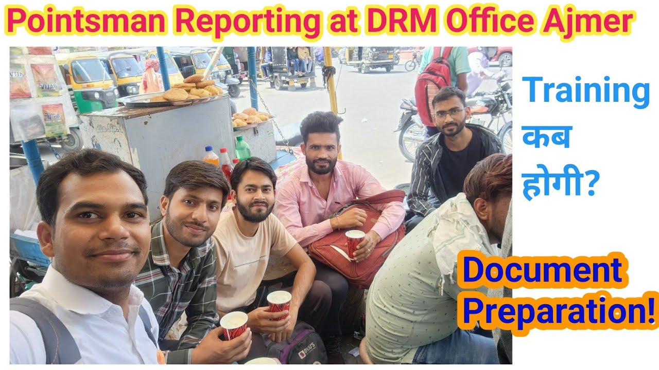Pointsman Reporting at DRM Office Ajmer ️ ️ - YouTube