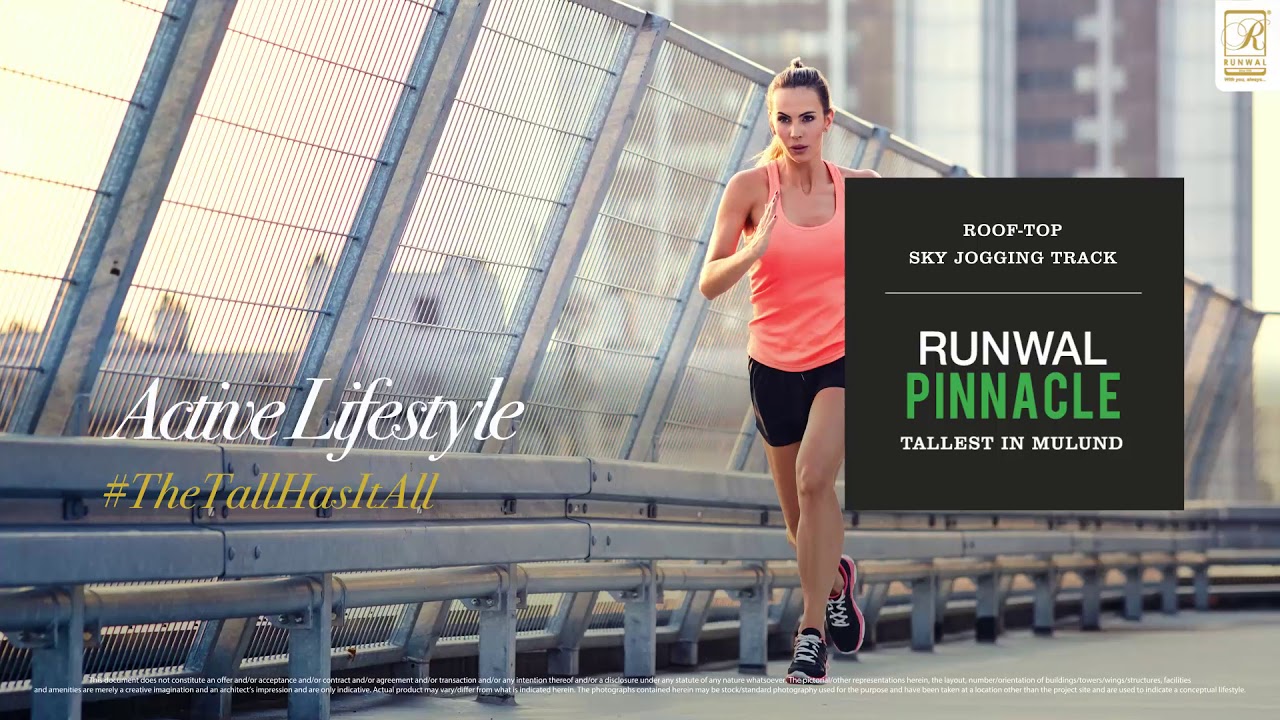 Runwal Pinnacle’s Rooftop Jogging Track - YouTube