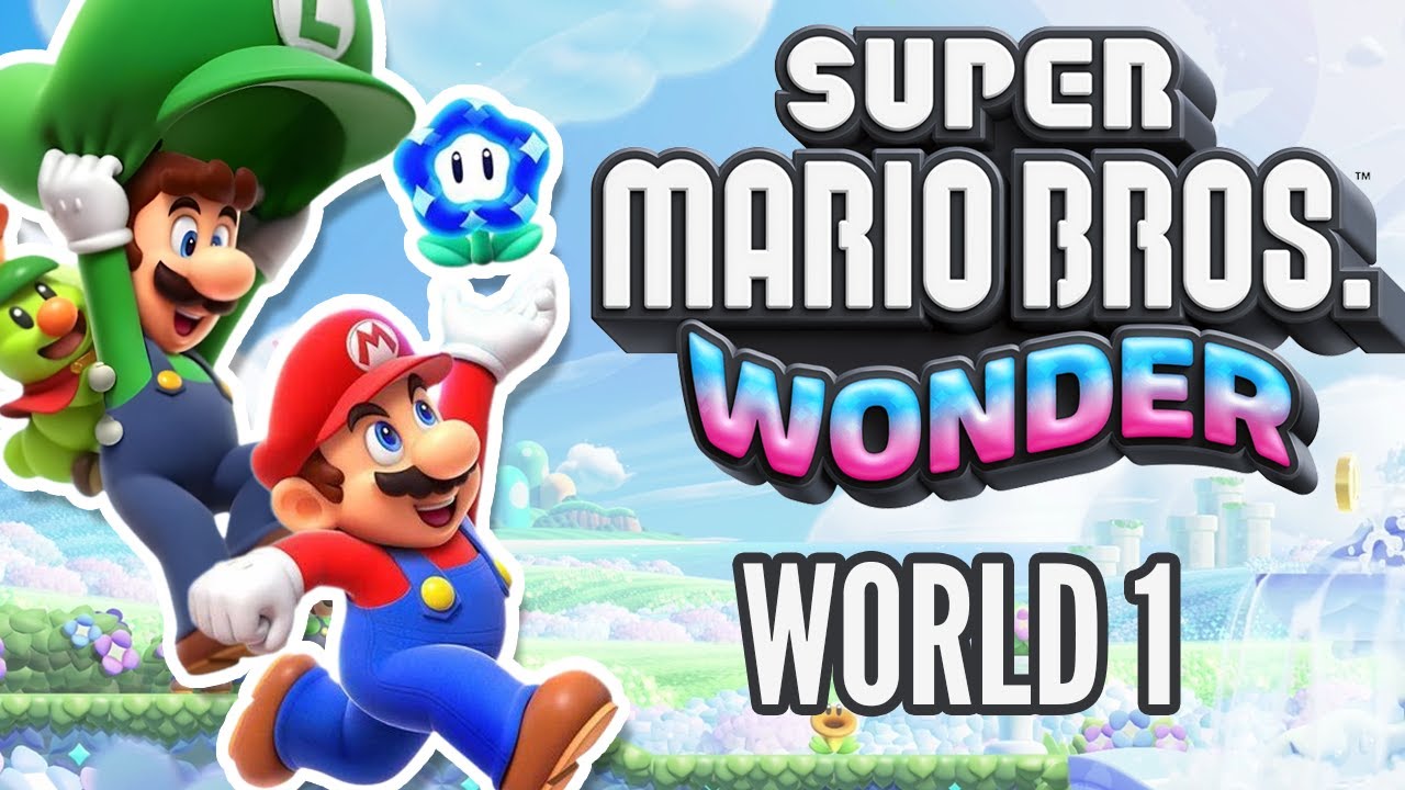 SUPER MARIO WONDER - World 1! - YouTube