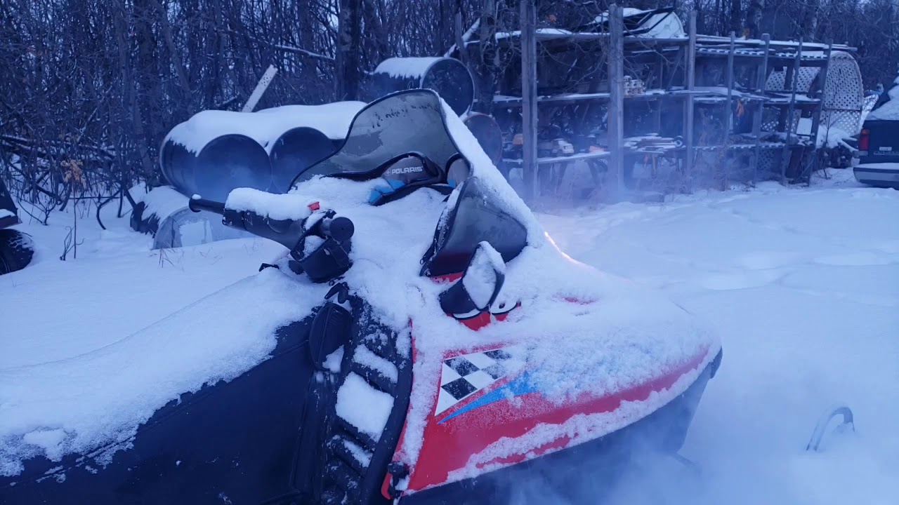 1999 Polaris XC 600 start up and run - YouTube