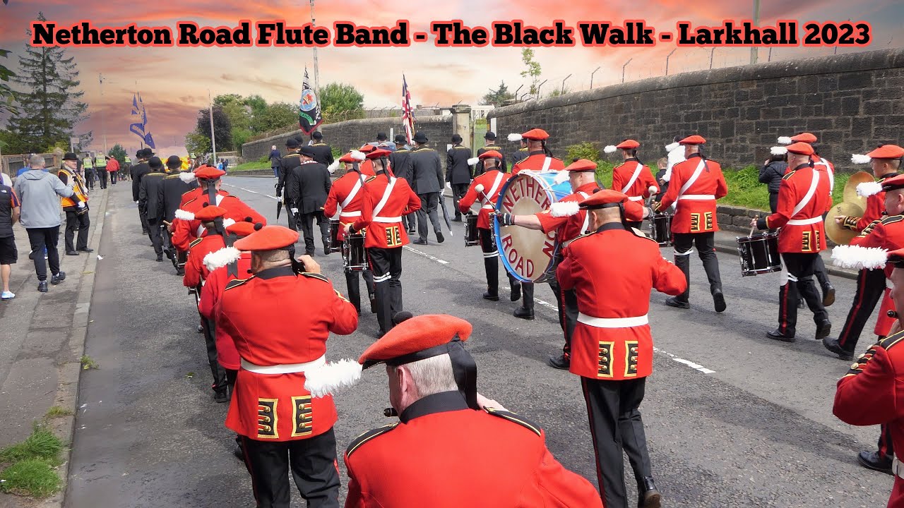 Netherton Road - The Black Walk 2023 - Larkhall - YouTube