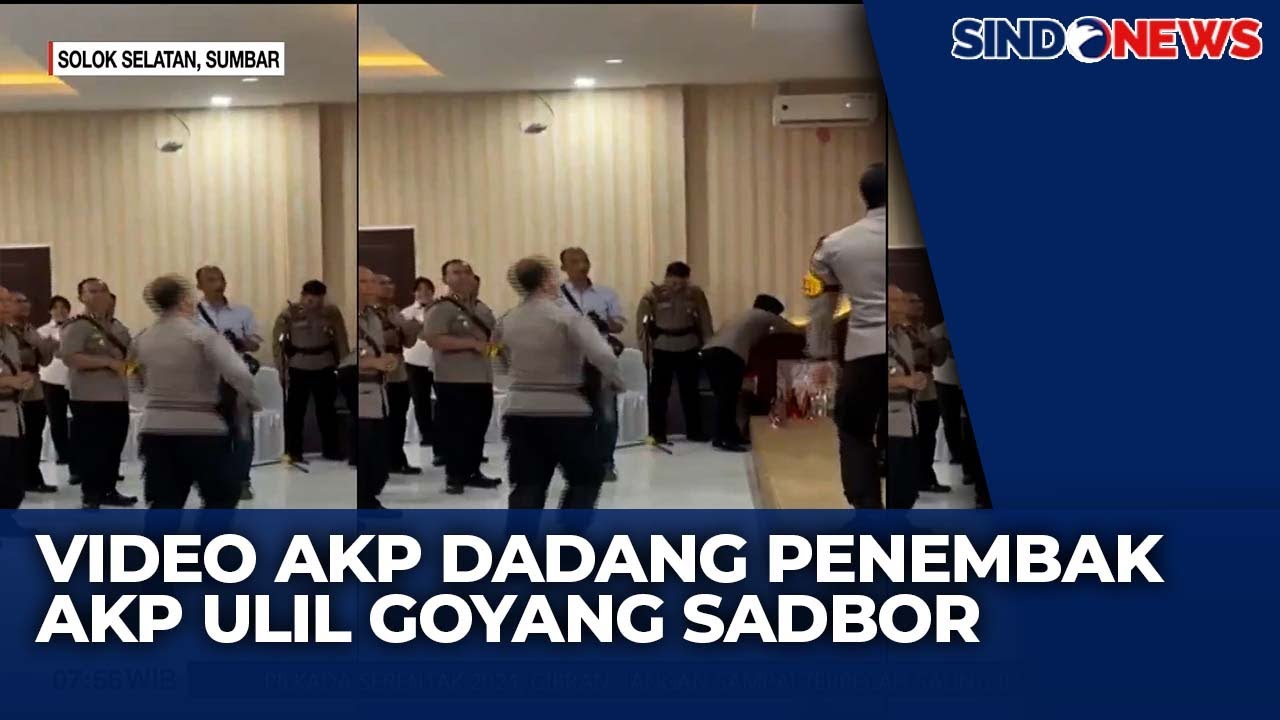VIRAL! AKP Dadang, Penembak Kasat Reskrim AKP Ulil, Joget Sadbor - Sindo Today 23/11 - YouTube