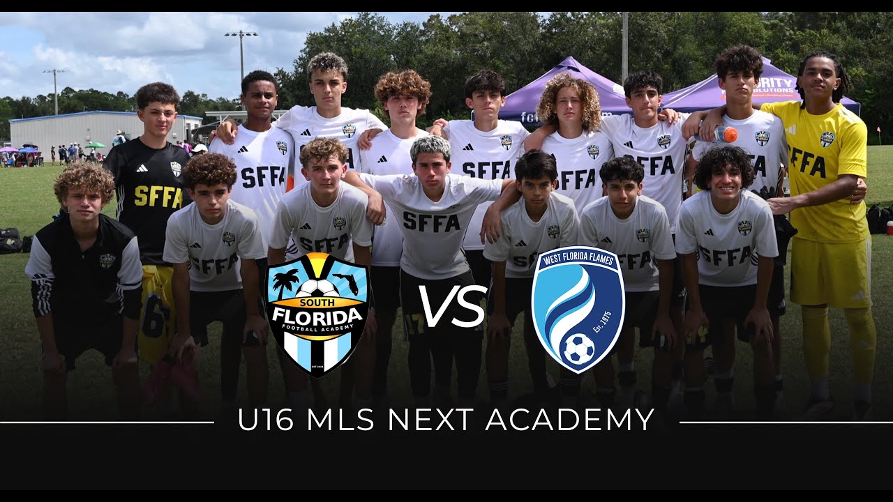 U16 MLS NEXT ACADEMY DIVISION SFFA VS WEST FLORIDA FLAMES FULL GAME ...