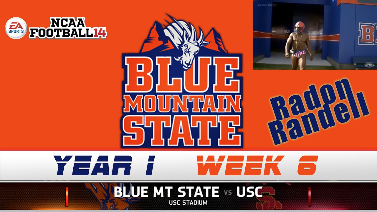 Blue Mountain State Dynasty - NCAA 14 | RADON RANDELL TIME - S1G6 - YouTube