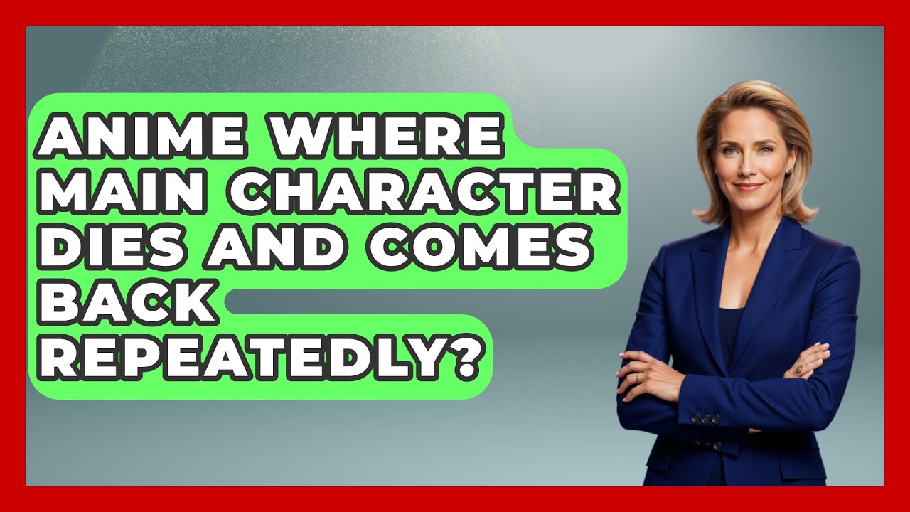 Anime Where Main Character Dies And Comes Back Repeatedly? - Japan Past ...