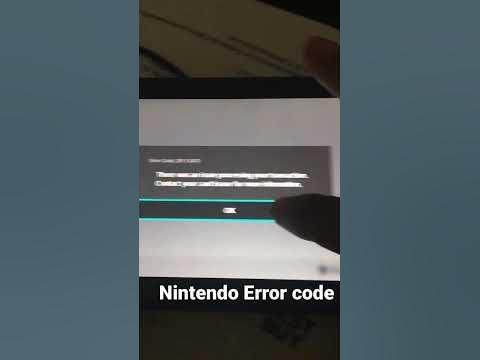 Nintendo Error code 2813-2470 - YouTube