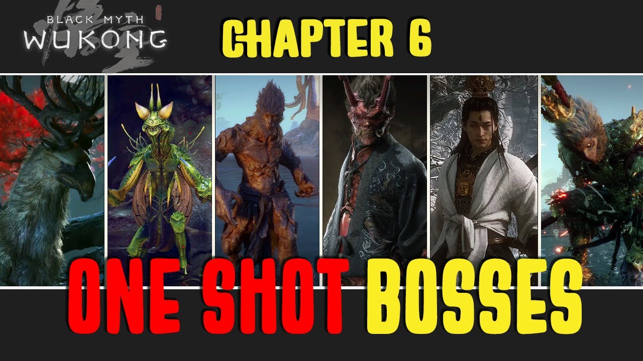 One Shot Build | Chapter 6 | All Bosses | Black Myth: Wukong | Part - 2 ...
