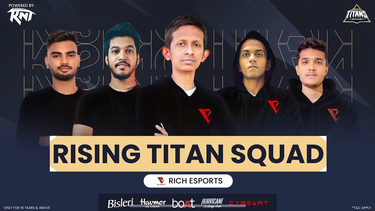 Highlights | GTxRNT RISING TITAN SQUAD RiCH eSports | Qualified from R1 ...