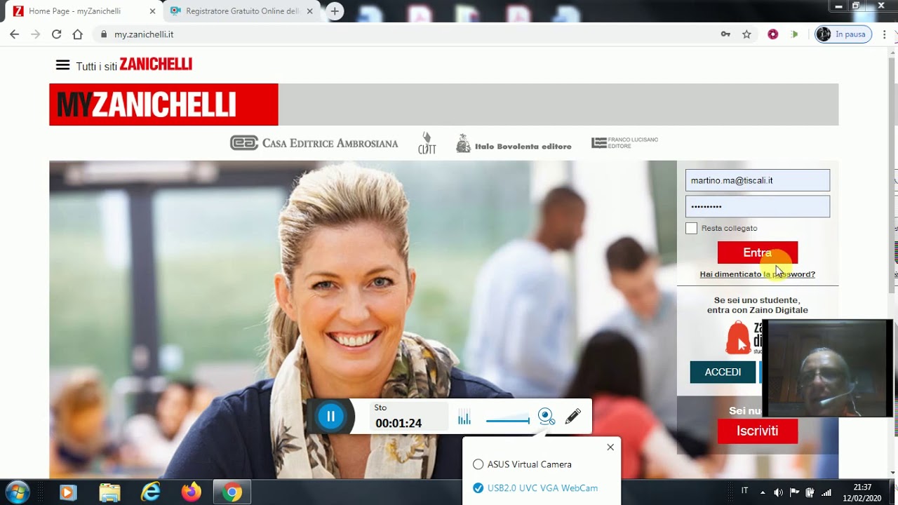 my zanichelli codici e supplente - YouTube