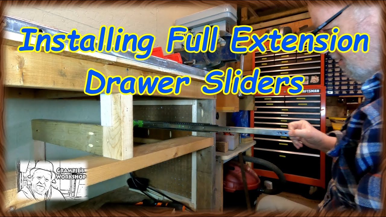Installing Full Extension Drawer Sliders - YouTube