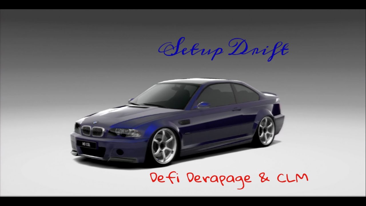 Gran Turismo 6 Drift Setup BMW M3 CSL 03' - YouTube