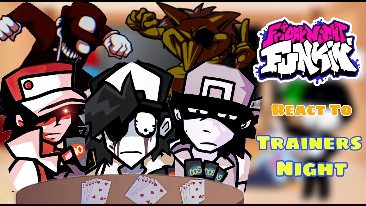 Pokemon Trainers Sing Pasta Night, Red Grey & Gold || Fnf React To ...