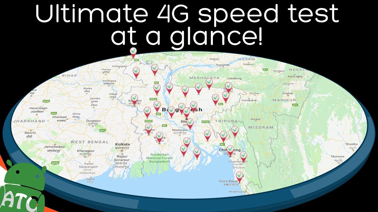 Ultimate 4G speed test at a glance | ATC - YouTube