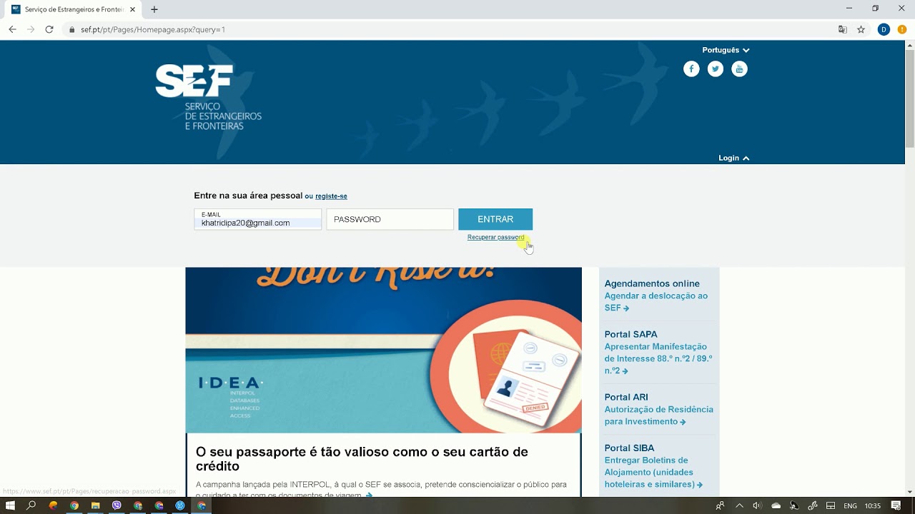 How to Retrieve/Recover SEF password? - YouTube