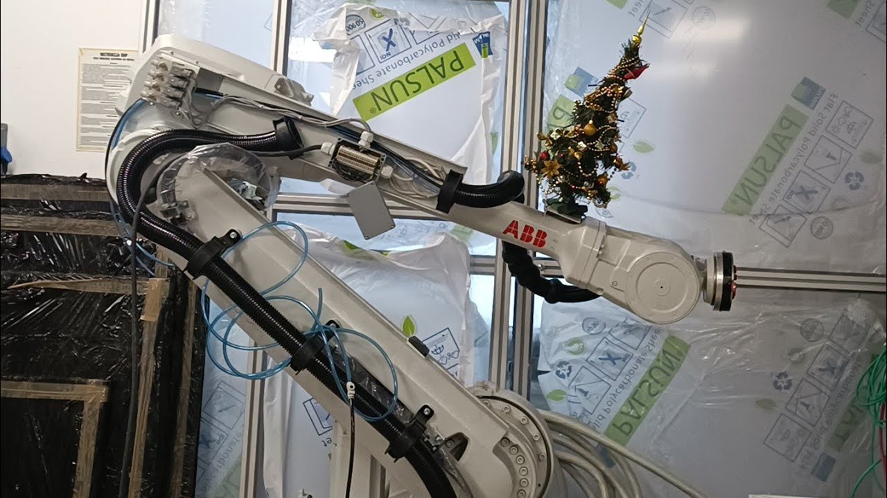 Merry Christmas 2024 - ABB robot - YouTube