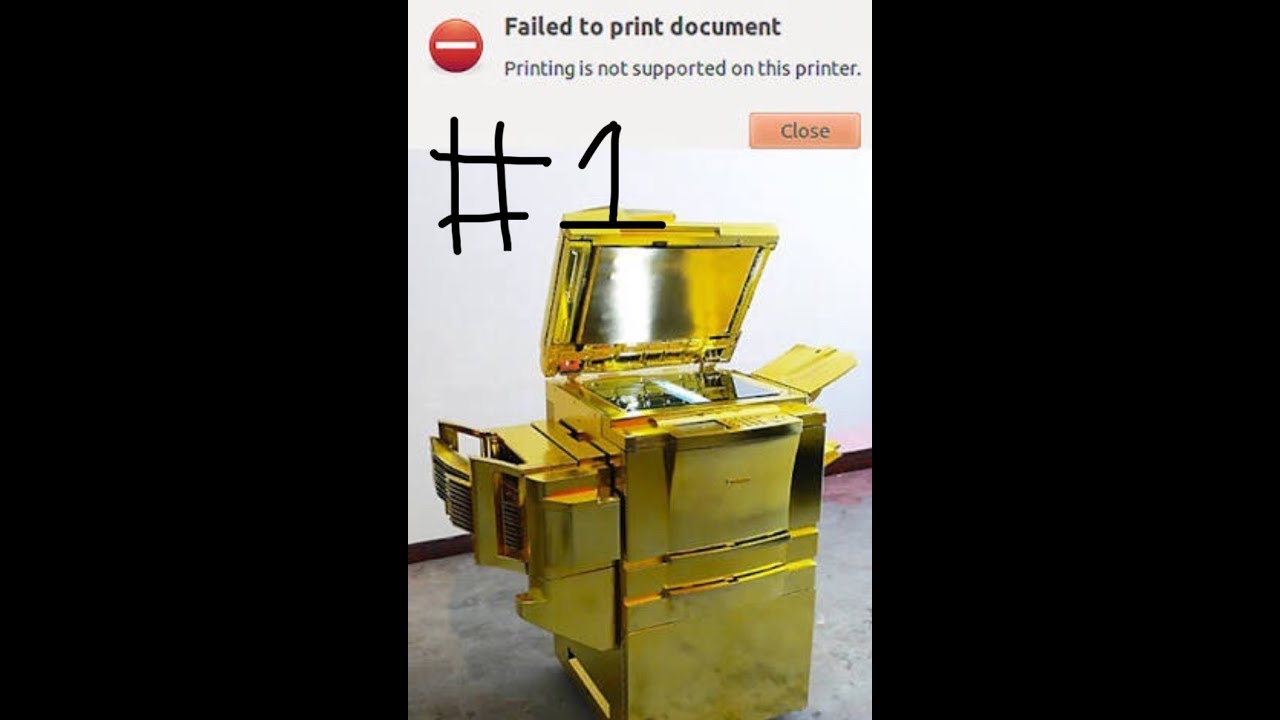 Printer Fails 2017 #1 - YouTube