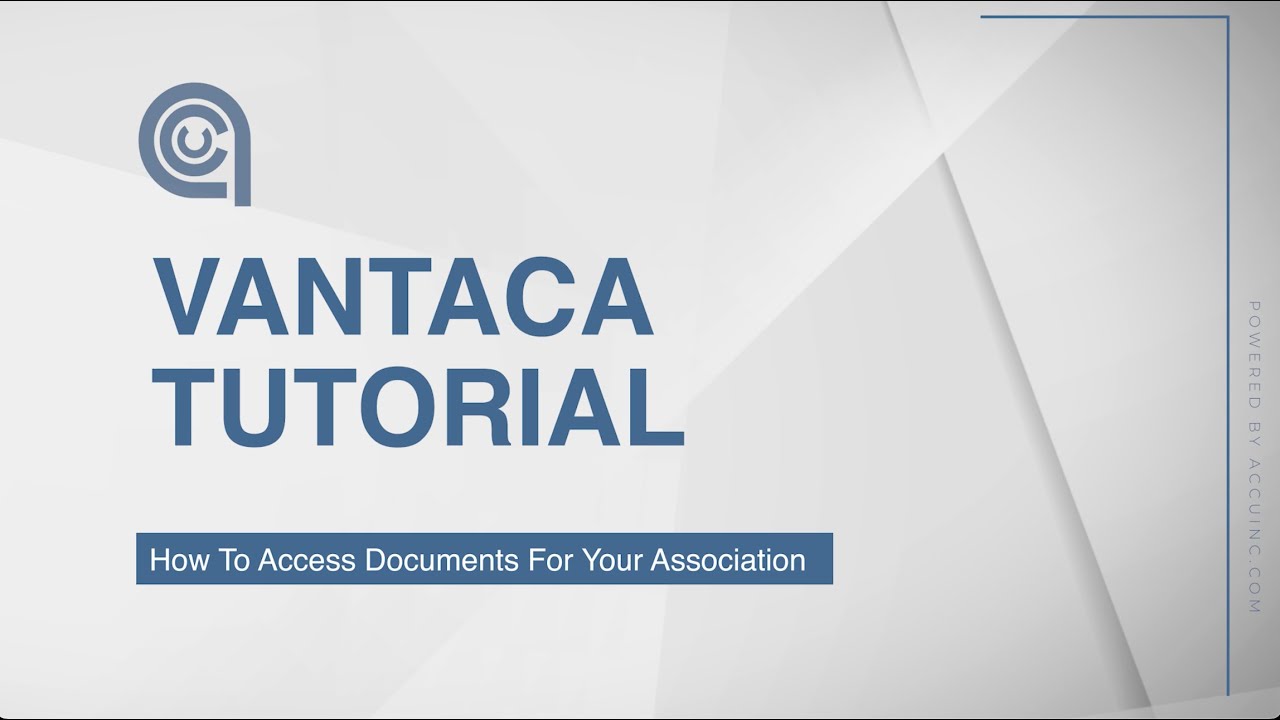 How to Access Association Documents in Vantaca: A Step-by-Step Guide ...