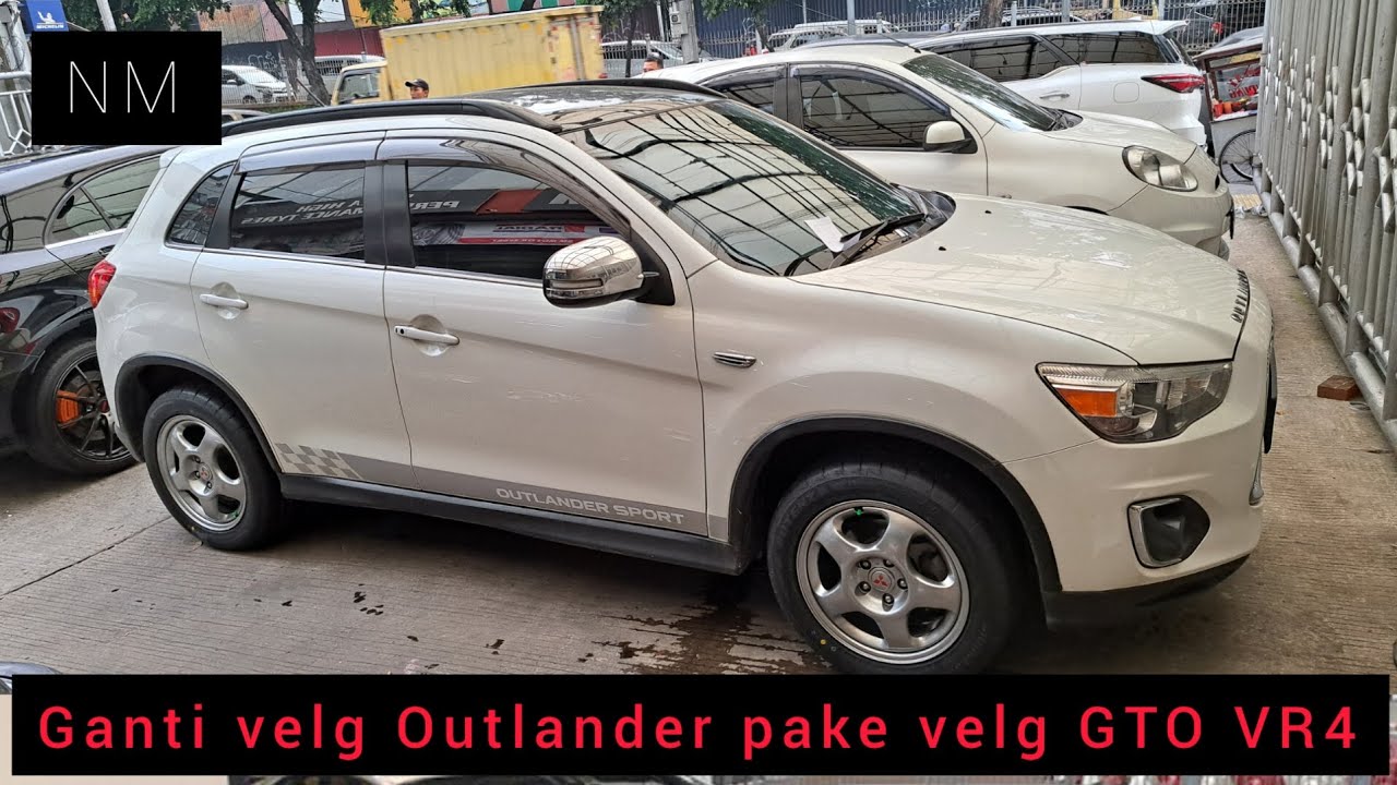 Ganti velg mitsubishi outlander sport dengan velg gto vr4, oem look ...