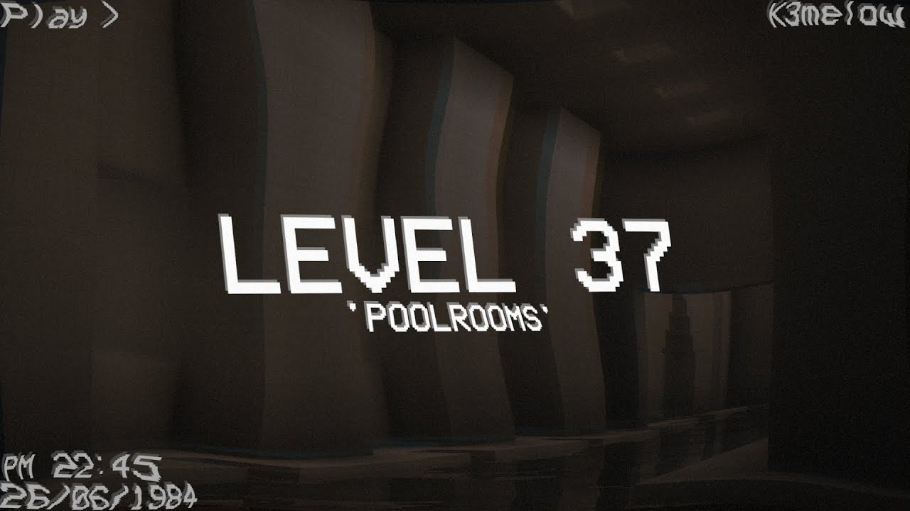 Minecraft Backrooms Level 37 -Poolrooms- Gameplay - YouTube