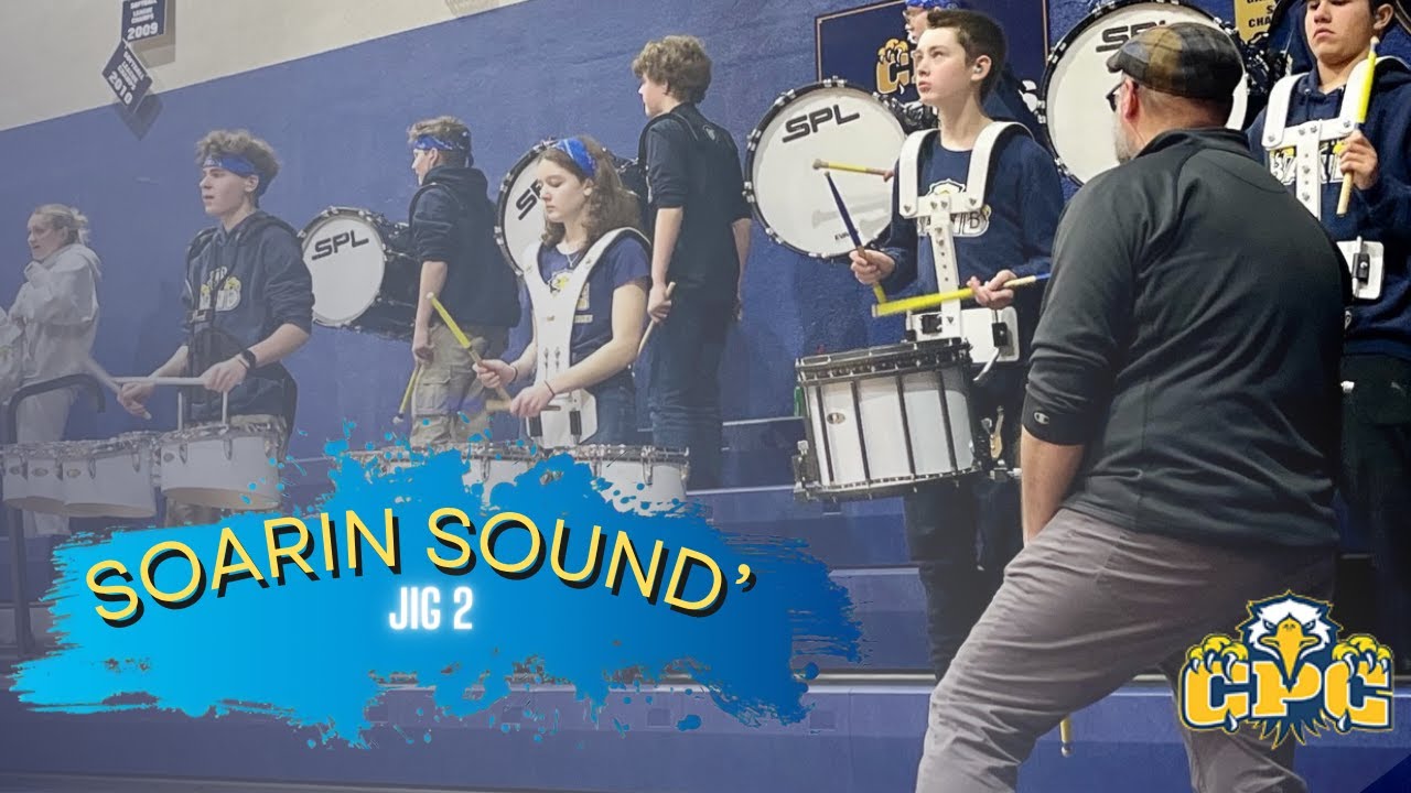 Cedar Park Soarin' Sound Drumline Jig2 - YouTube