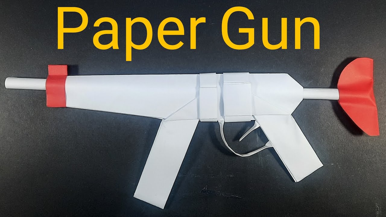 How to make Paper Gun MP5 | Origami paper gun | How To Make MP5 Gun ...