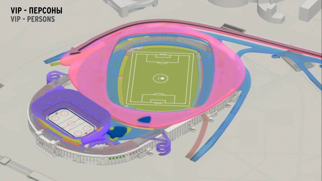 Erick van Egeraats winning design for VTB Arena Park (Dynamo Moscow ...