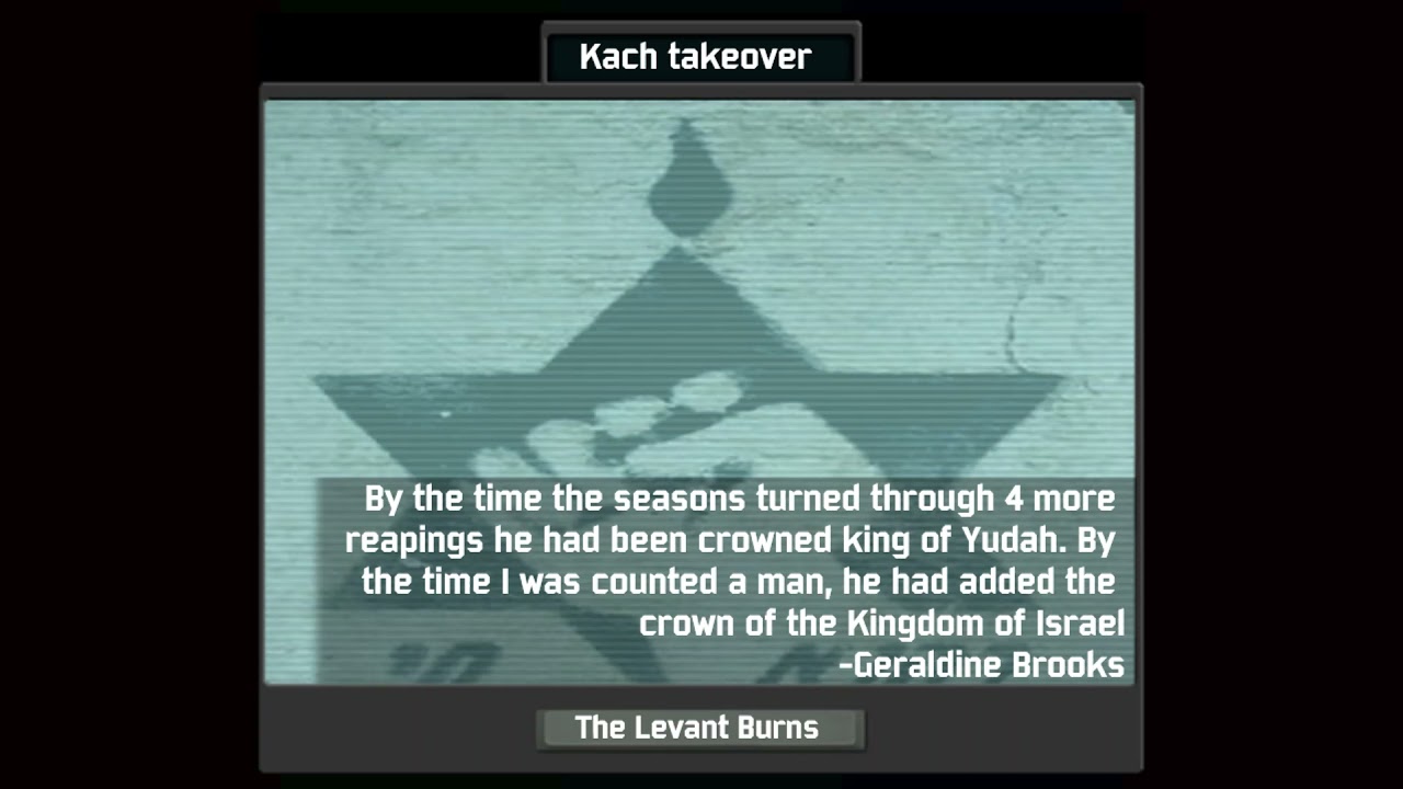 HOI4 TNO Custom Superevent: Zionist Kach Israel annexes Jordan, Syria ...