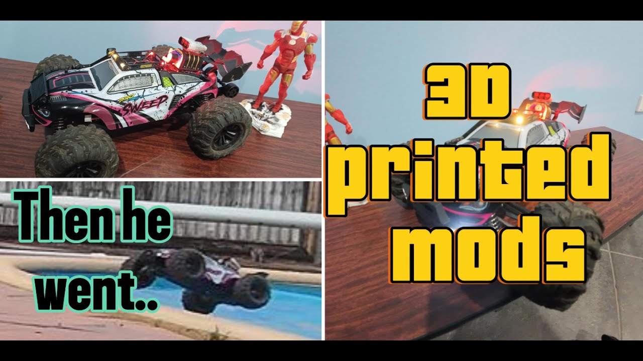 Revamping a temu brushless RC Car with Custom 3D Printed Parts. # ...