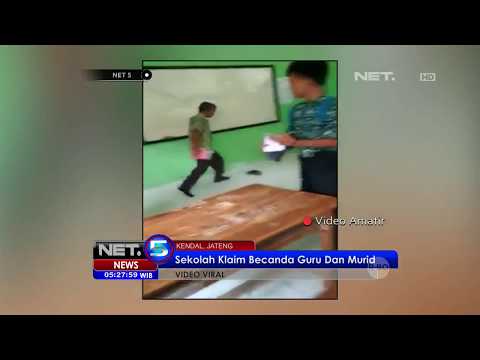 Video Guru Mengamuk Viral, Sekolah Klaim Kejadian Hanya Bercandaan Guru dan Murid- NET 5