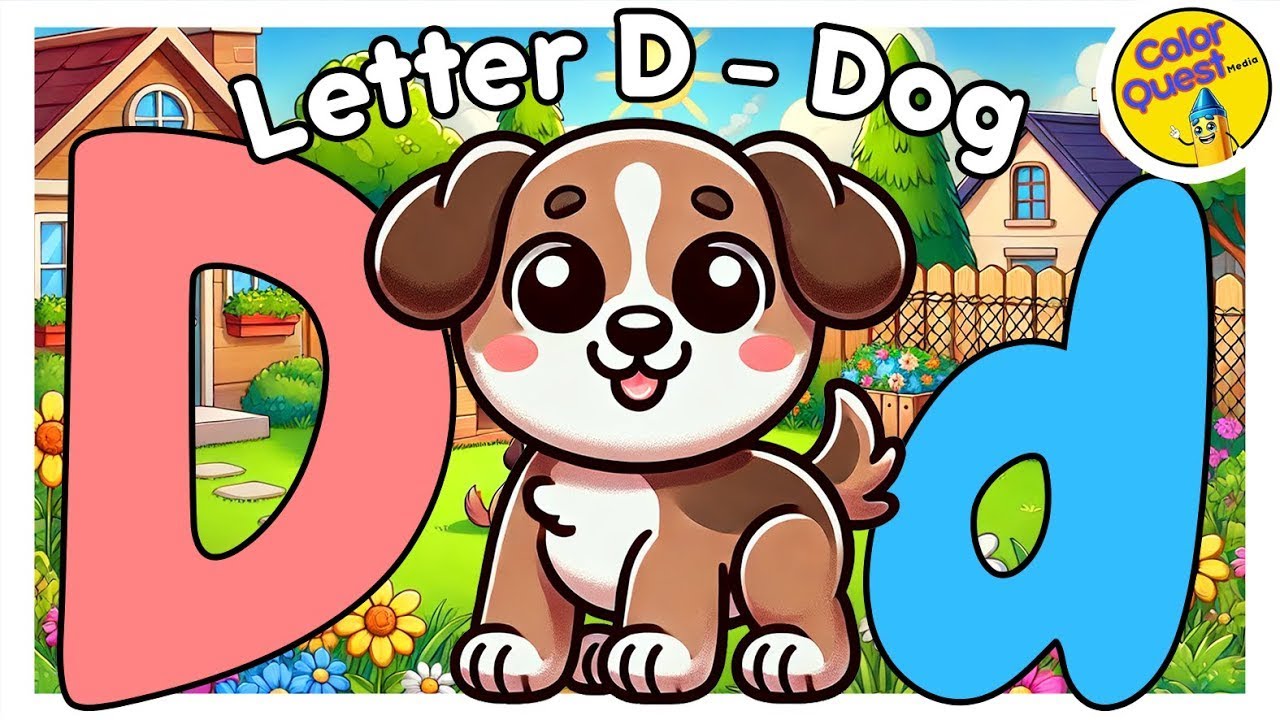 The BEST Letter D Song 🐶 Learn the Letter D with Dog 🎶 Fun Alphabet ...
